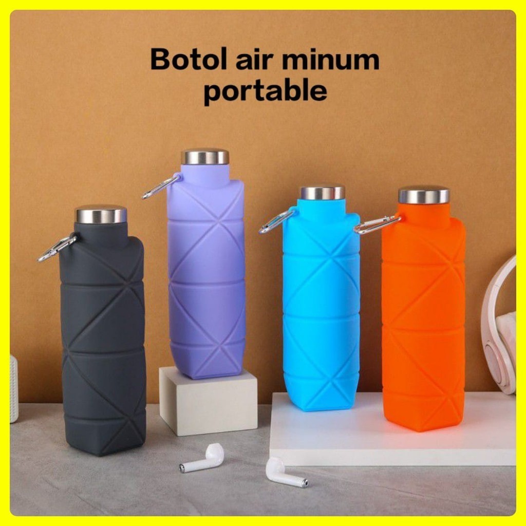 Jual SBY Botol Lipat Air Minum 700ml Silikon Tempat Minuman Portable ...