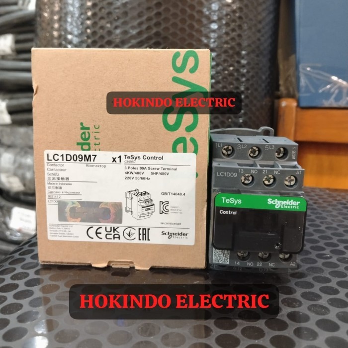 Jual KONTAKTOR CONTACTOR SCHNEIDER LC1D09 220V AC 3P 25A AC-1 SCHNEIDER LC1D09M7 COIL 220VAC 9A ...