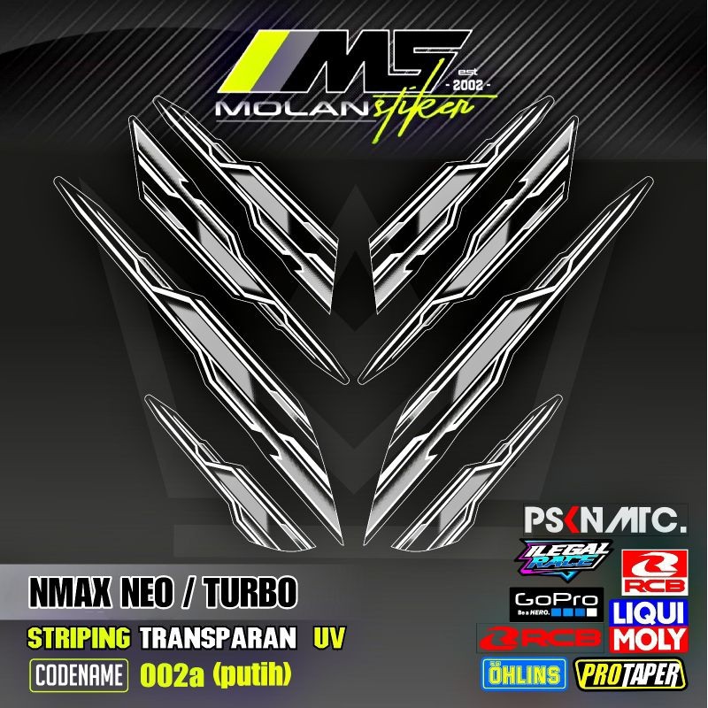 Jual Decal Sticker Striping Variasi Transparan Uv Nmax Neo & Nmax Turbo ...