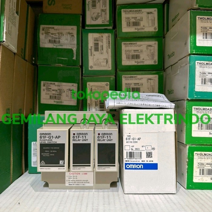 Jual WLC OMRON 61F-G1-AP 110/220VAC FLOATLESS LEVEL SWITCH 2 TANGKI ...