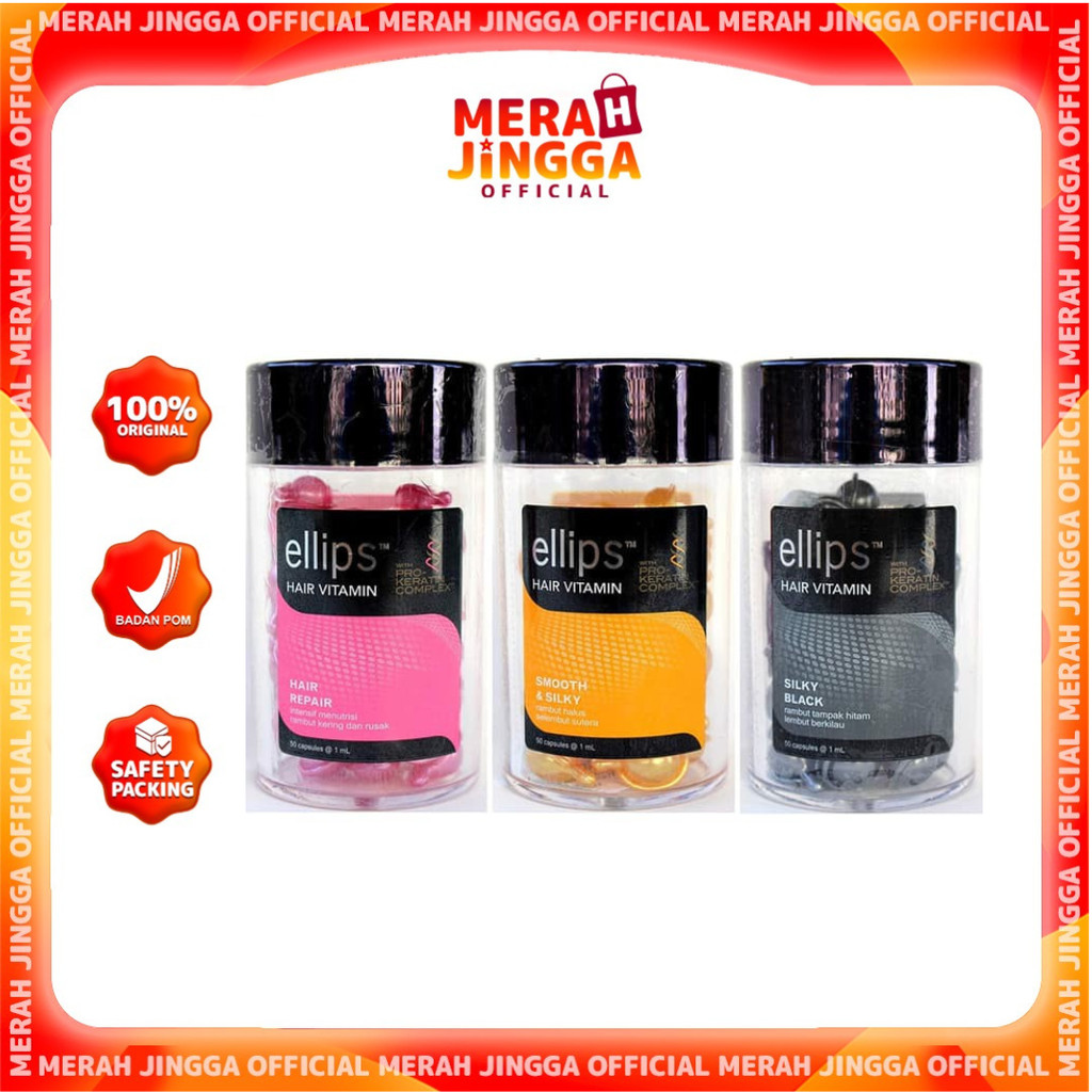 Jual ELIPS HAIR VITAMIN PRO KERATIN COMPLEX Ellips ( ISI 50 BUTIR ...