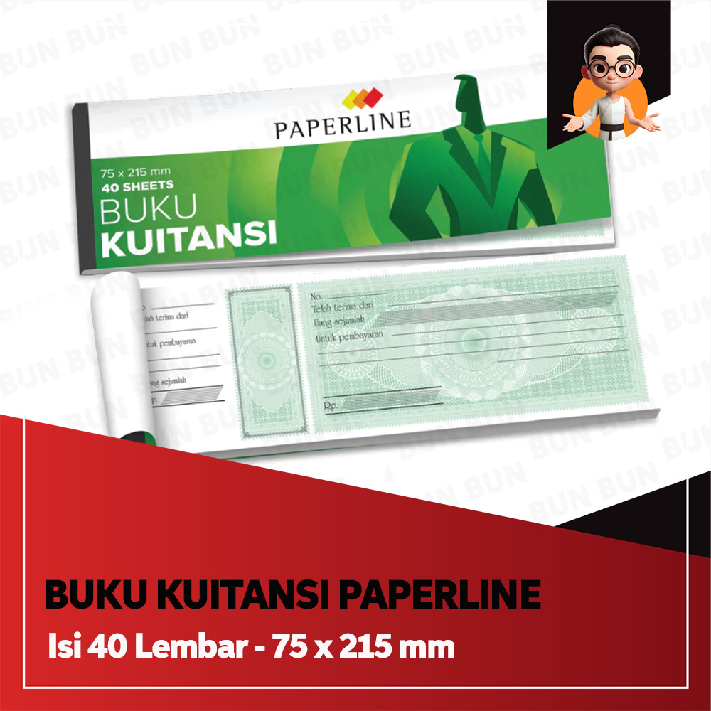 Jual Buku PPL Kwitansi / Kuitansi Paperline Kecil (KT 40 M) isi 40 Lembar | Shopee Indonesia