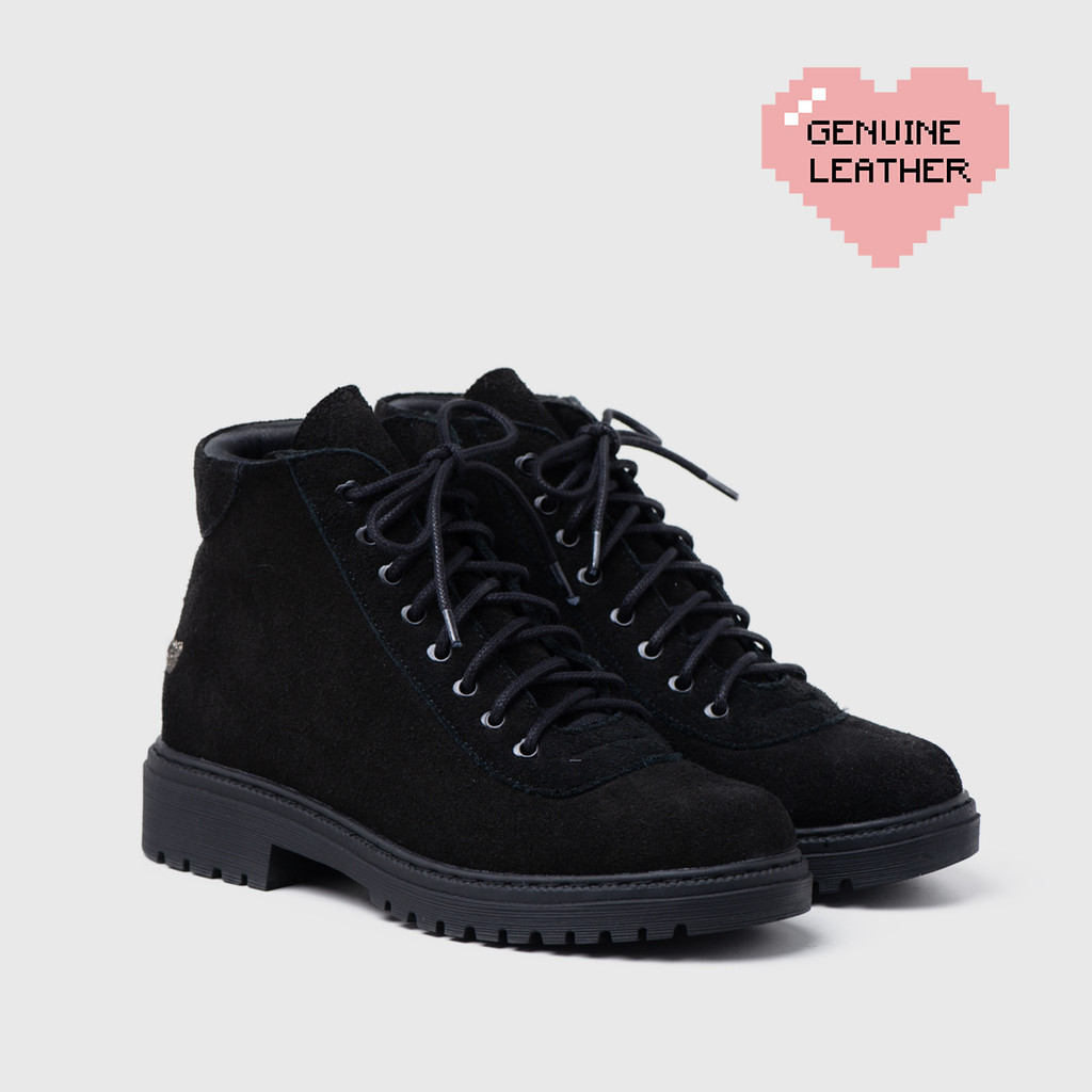 Jual Adorable Projects - Alexis Boots Genuine Suede Black (FPS ...