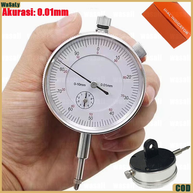 Jual Akurasi 0,01mm Dial Indicator Pengukur Persentase Jenis Penunjuk Mekanis Alat Profesional ...