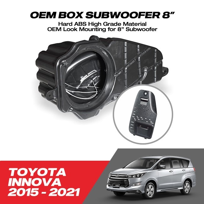Jual Box Subwoofer Innova Reborn 2015-2024 8” inch Plastik ABS | Shopee ...