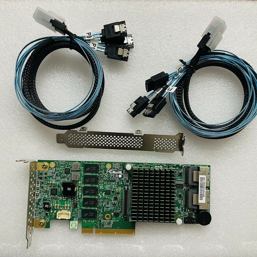 Jual Supermicro 8 Ports 6Gb/s PCI-E RAID Controller AOC-S2208L-H8IR ...