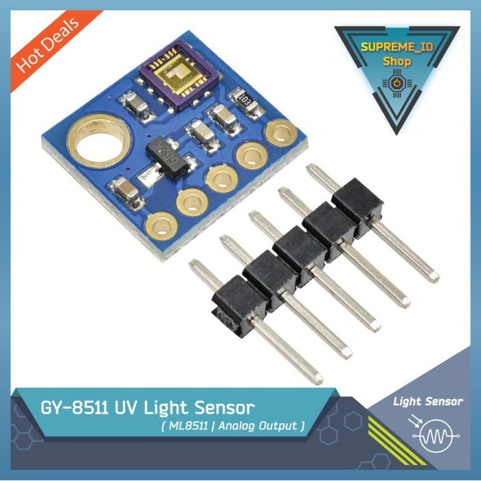 Jual GY-8511 ML8511 Ultraviolet UV Light Intensity Sensor Analog Output ...