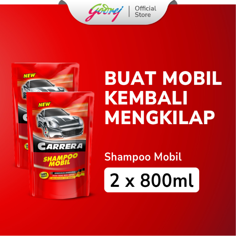 Jual Carrera Shampoo Mobil 800 Ml x2 | Shopee Indonesia