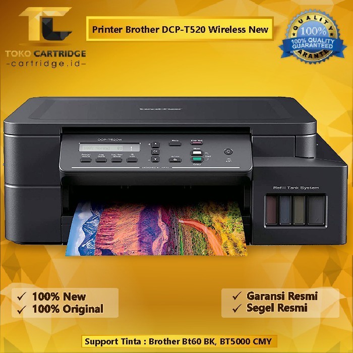 Jual Printer Brother Ink Tank DCP-T520W Inktank T520W Printer Inktank ...