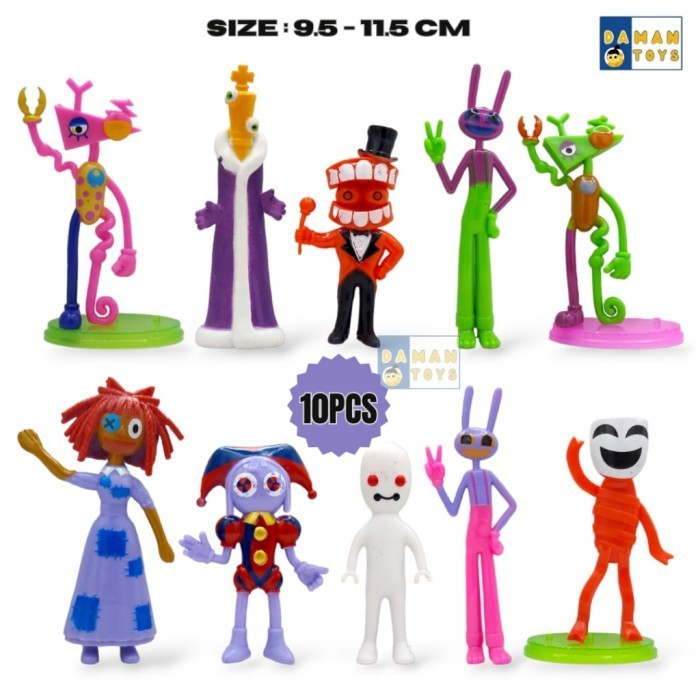 Jual Vincent Action Figure Amazing Digital Circus Pomni Jax Gangle ...