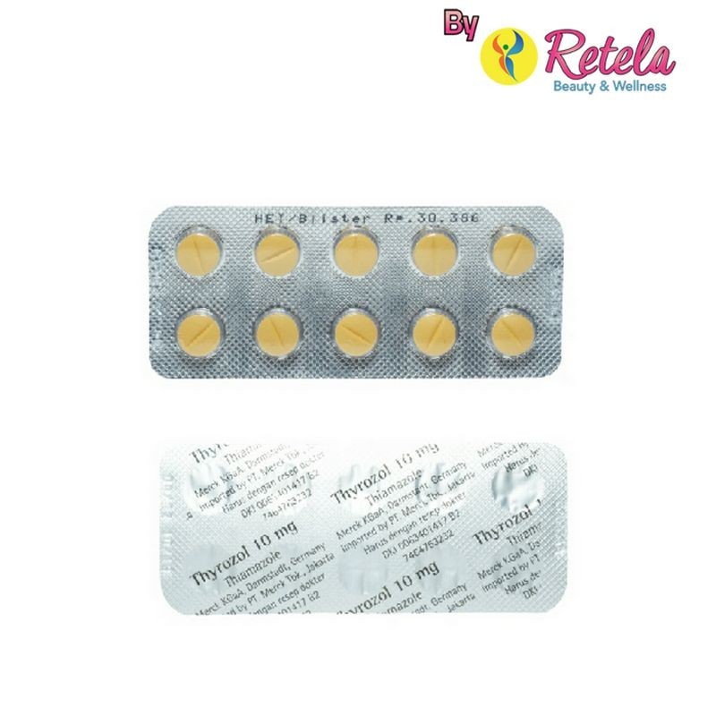 Jual THYROZOL 10MG 1 STRIP 10 TABLET | Shopee Indonesia