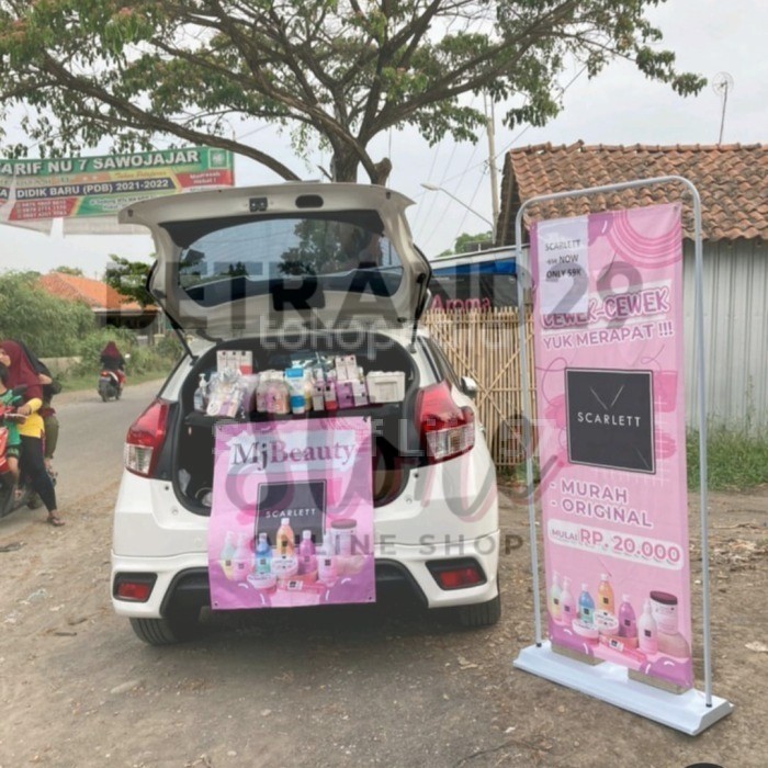 Jual Door Frame Banner Standing Stand Besi Indoor Outdoorwar | Shopee ...