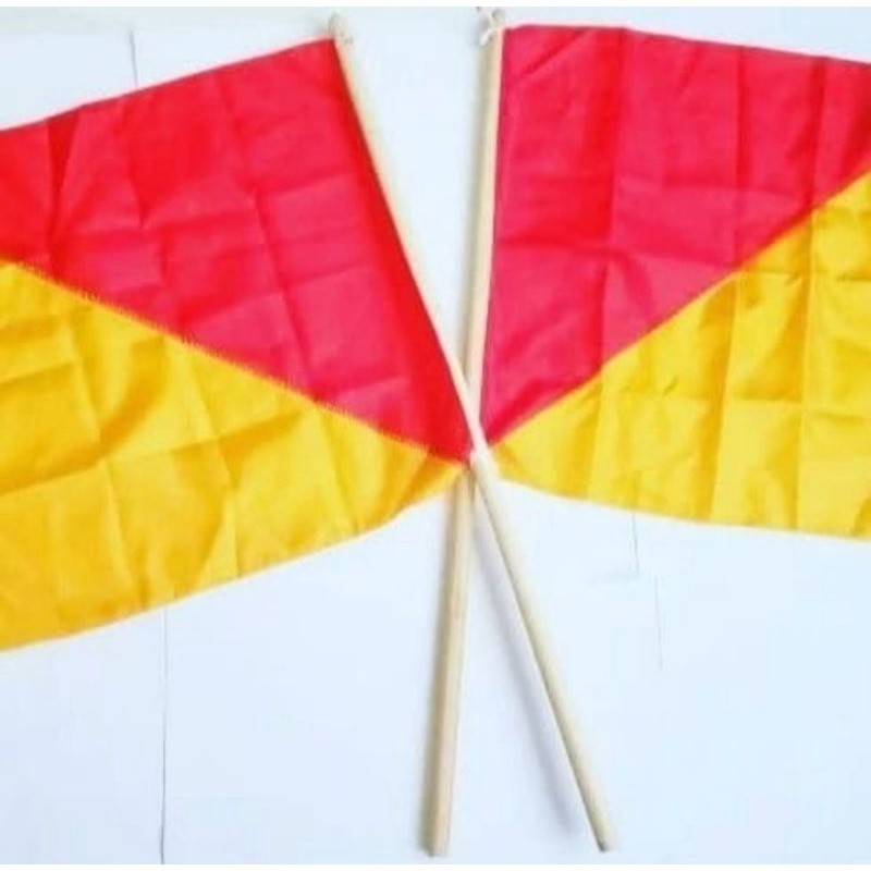 Jual BENDERA SEMAPUR/SEMAPOR (1 SET ISI 2 TONGKAT & 2 BENDERA) | Shopee ...