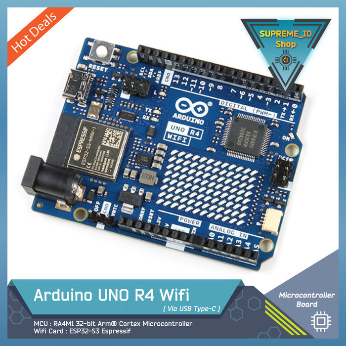 Jual Arduino Uno R4 Wifi Minima Esp32 S3 Ra4m1 32 Bit Arm Microcontroller Shopee Indonesia