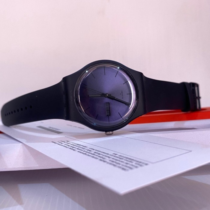 Jual Original 100%!! SWATCH SO29B706 BLACK REBEL Jam tangan Pria ...