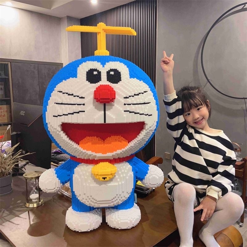 Jual Nano Block 100CM Doraemon Bricks Education Nano Block / Mainan ...