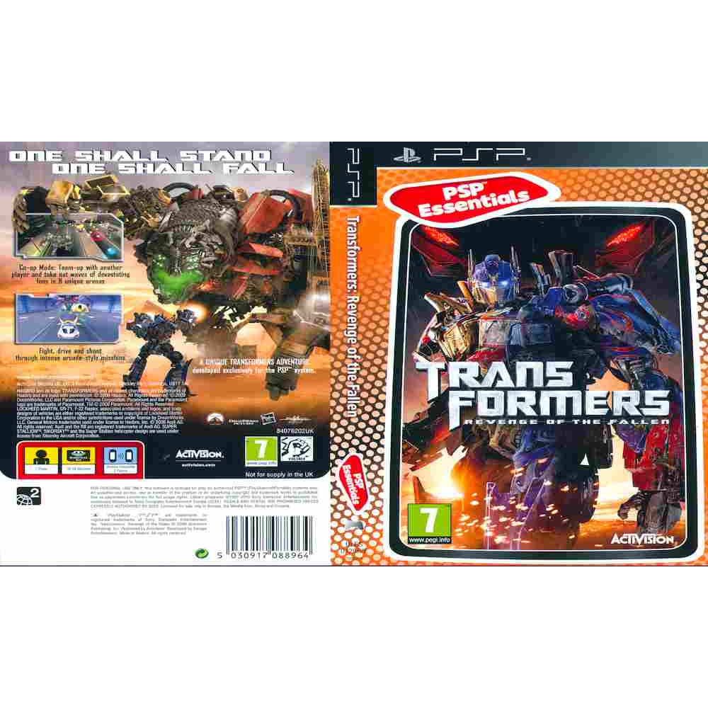 Jual TRANSFORMERS REVENGE OF THE FALLEN GAME PSP UNTUK PC LAPTOP ...