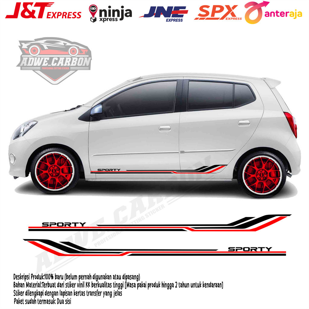 Jual Sticker all new agya 2023 all new ayla 2023 | Shopee Indonesia