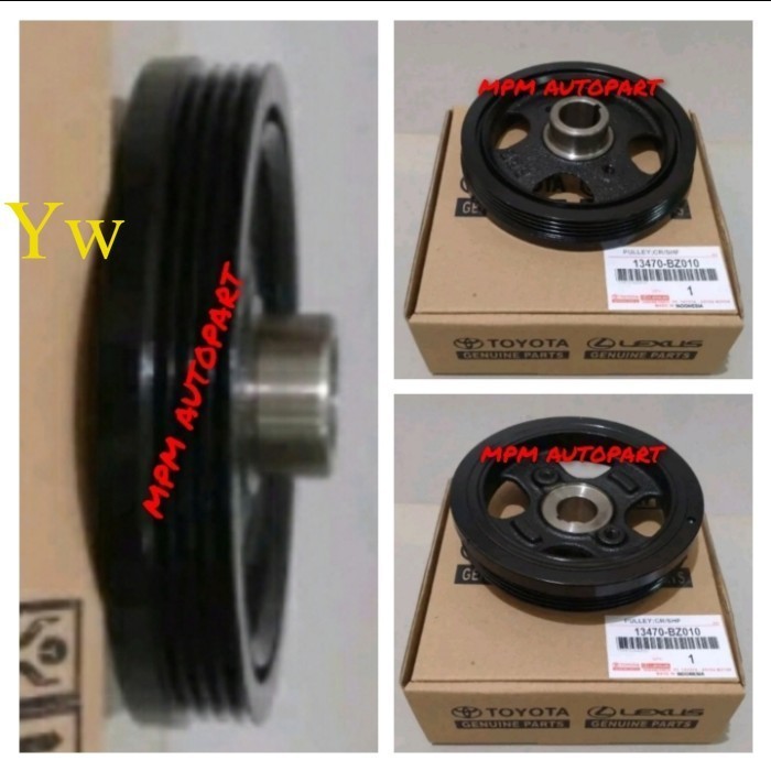 Jual pully kruk as avanza 1300cc pulley crankshaft avanza 1300cc ...