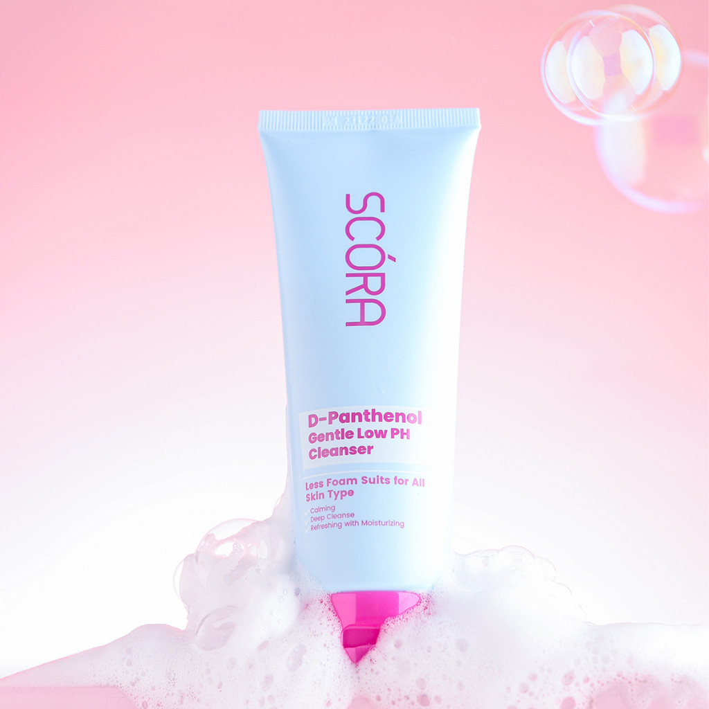 Jual SCORA D-Panthenol Gentle Low pH Cleanser Sabun Cuci Muka Sensitive ...