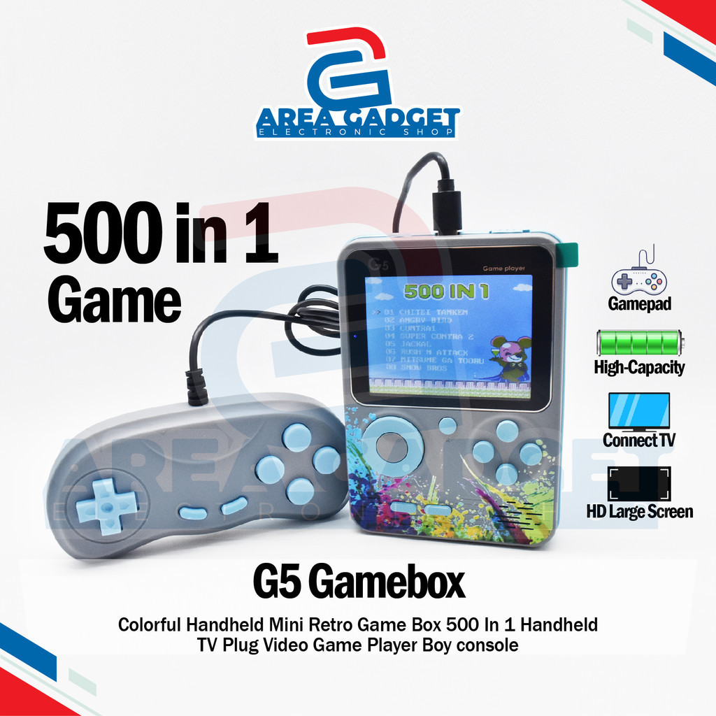 Jual Gameboy isi 500 GAME Nintendo Retro Console Bisa Connect TV Gamebot Gimbot GARANSI ORIGINAL ...