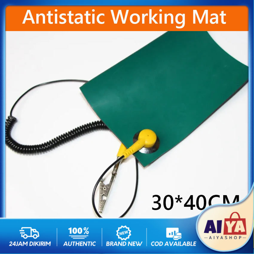 Jual Pad Karet Anti Statis Gelang Wrist Strap Anti Setrum Listrik Kabel ...