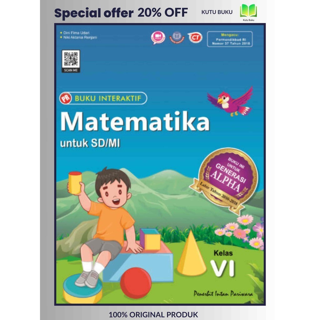 Jual Buku Pr/Lks Matematika K13 SD/MI Kelas 6 Semester 1&2 Intan pariwara Tahun 2024 Terbaru ...