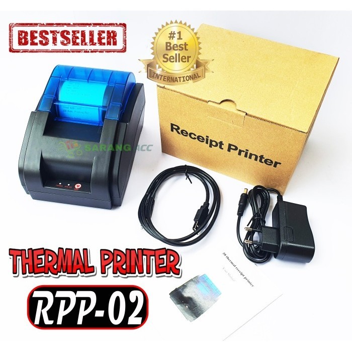 Jual Paket Printer Thermal Bluetooth RPP02 + 100 Roll Kertas | Shopee ...