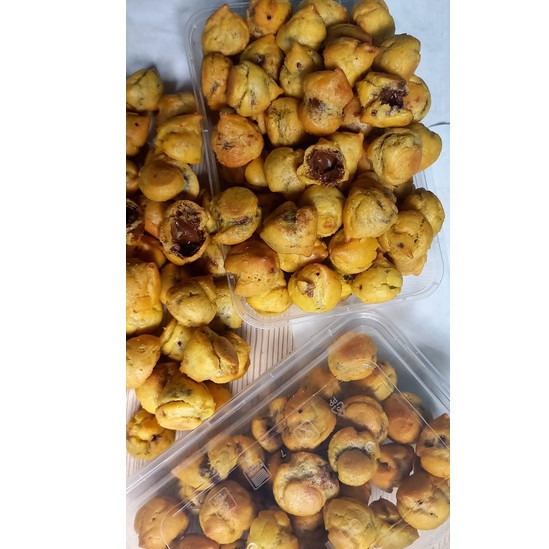 Jual MINI SOES KERING ISI COKLAT KEMASAN BOX 500ML | SNACK LEZAT DEPOK ...