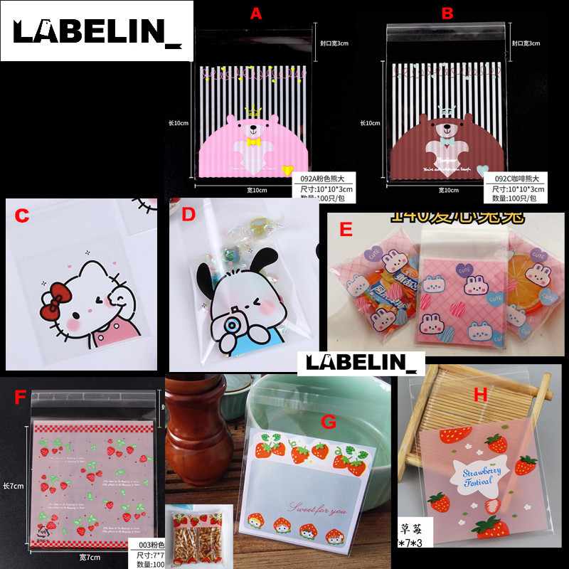 Jual PART-14 Plastik Cookies 7x7cm 10x10cm 100pc Plastik kue nastar ...