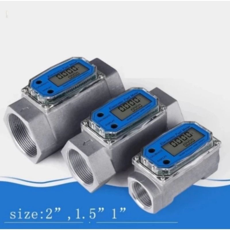 Jual Flow meter Digital turbine 1,5" Digital flow meter turbine 1,5 ...