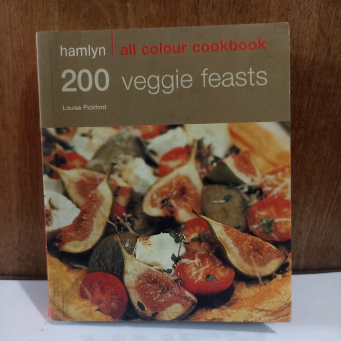 Jual buku resep masakan 200 veggie feasts all colour cookbook 240 hal ...
