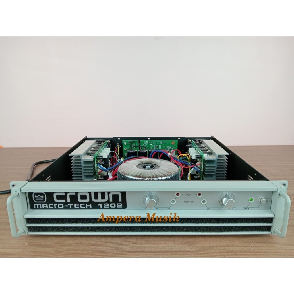 Jual Power Amplifier Crown Macro Tech 1202 / Macro Tech 1202 | Shopee Indonesia