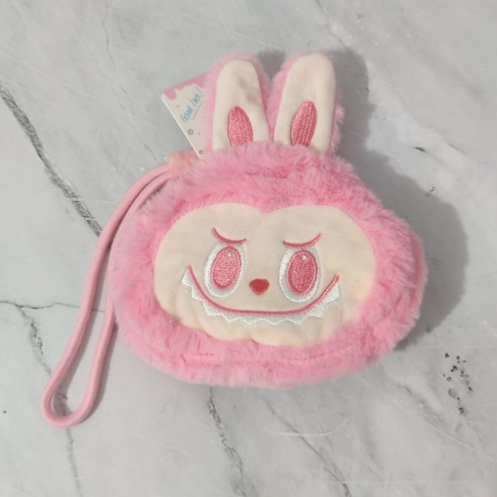 Jual Pouch Dompet Koin Labubu Fluffy / Pouch Coin Wallet Labubu - Light ...