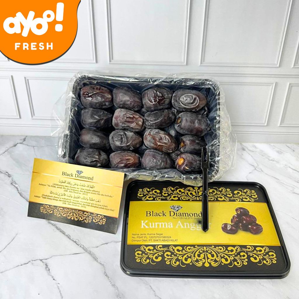 Jual Kurma Anggur Black Diamond 500 g Pack | Shopee Indonesia