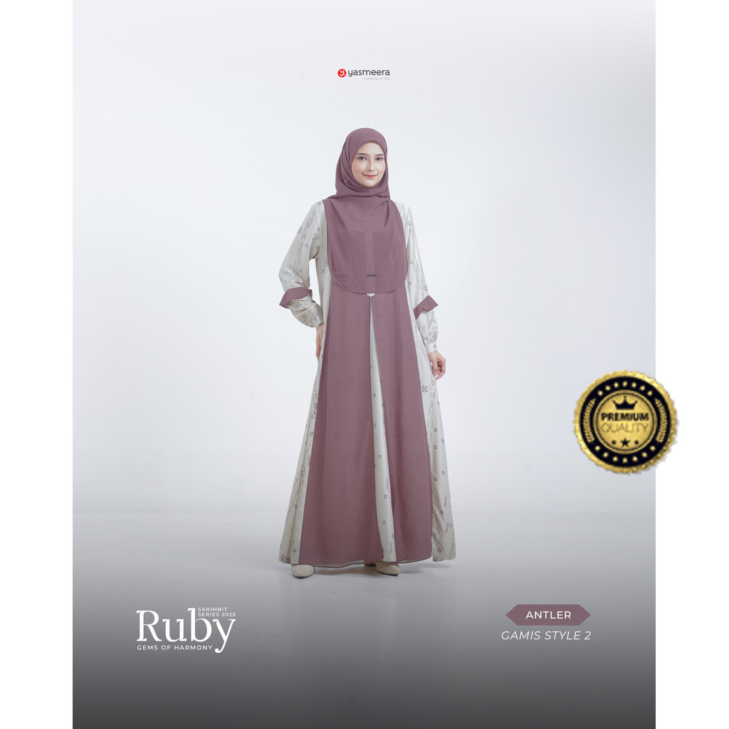 Jual YASMEERA - Sarimbit 2025 Series Ruby Gamis Dewasa Style 2 El ...