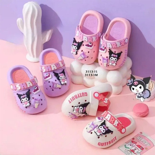 Jual Sandal Karet Baim Selop Anak Perempuan Kuromi Minion Cinnamoroll ...