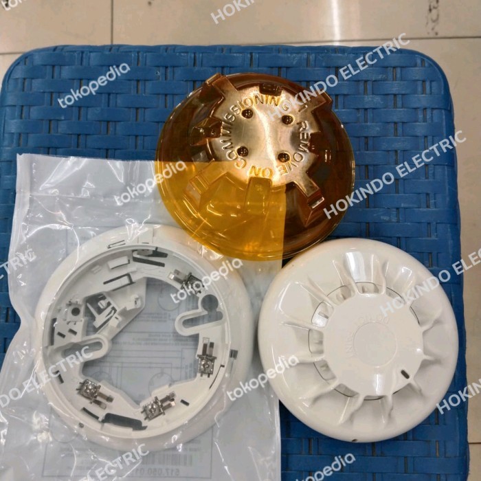 Jual HEAT DETECTOR SIMPLEX / Tyco 601H_F Ul + BASE SIMPLEX ORIGINAL ...