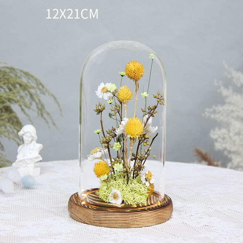 Jual INCHOI Lampu Bunga Dekorasi Kaca Eternal Flower Dome Glass Warm ...