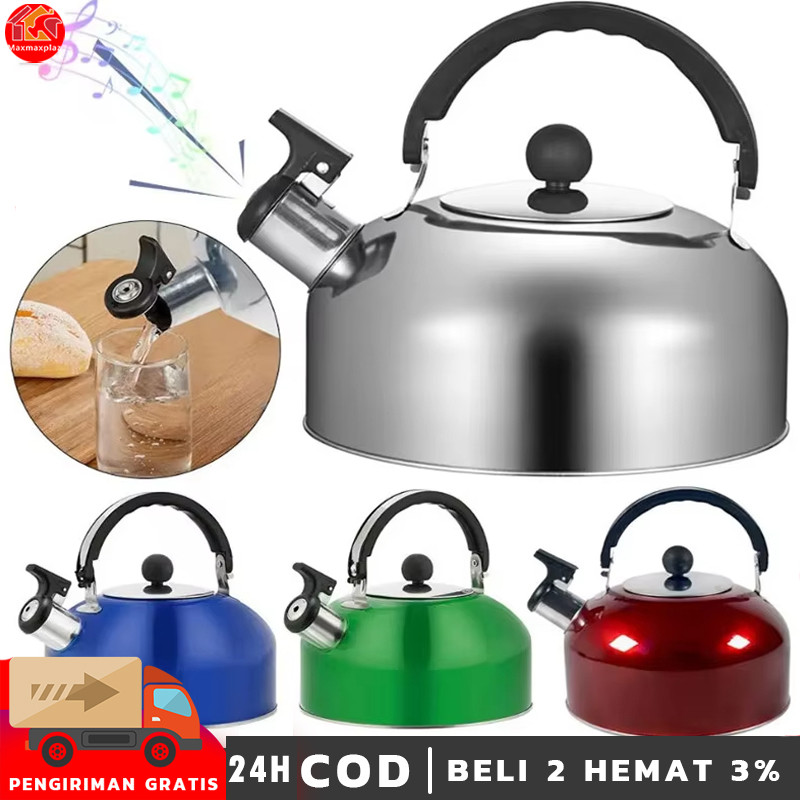 Jual 3l Ketel Air Stainless Steel Pemanas Gas Ceret Listrik Aluminium ...