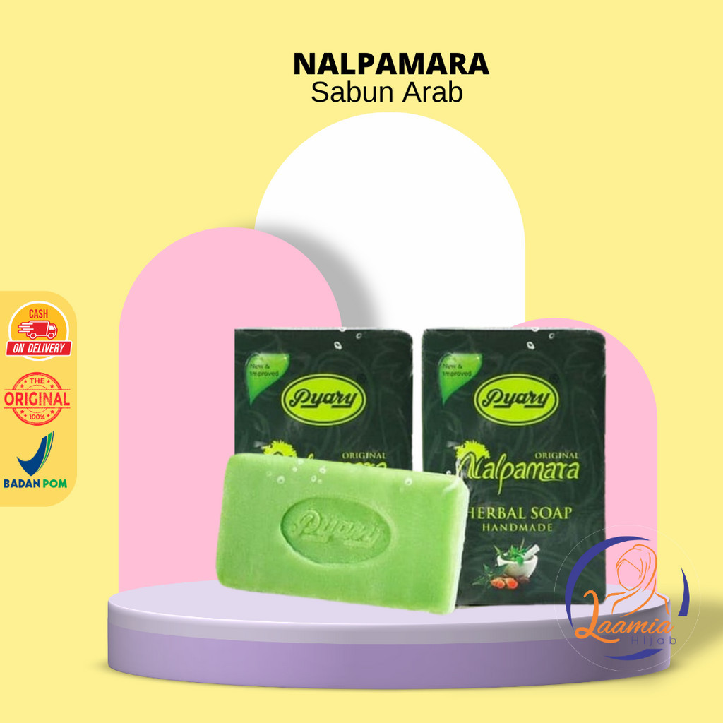 Jual Sabun Arab Pyary Nalpamara Soap Tumeric 100% [Bpom Resmi] | Sabun ...