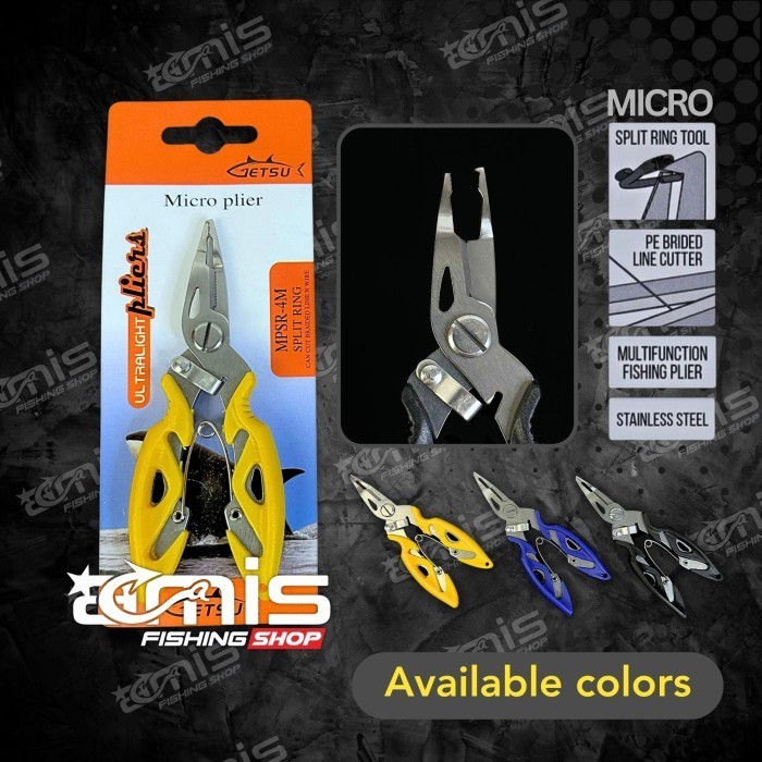 Jual promosi toko Tang UL Micro Split Ring Plier Ultralight Getsu - KUNING | Shopee Indonesia