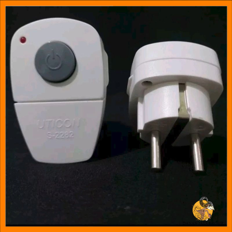 Jual Uticon S-2282 Steker + Saklar Tekan | Shopee Indonesia