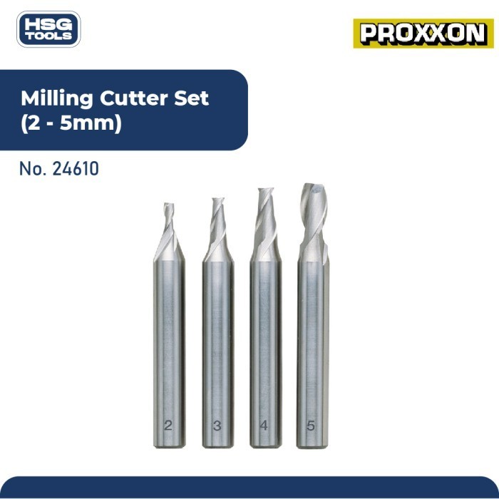 Jual PROXXON 24610 CUTTER MILLING SET MILLING CUTTER SET (2-5MM ...