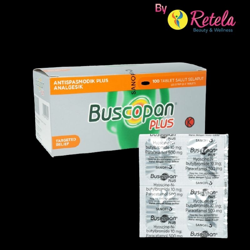 Jual BUSCOPAN PLUS 1 STRIP 4 TABLET | Shopee Indonesia