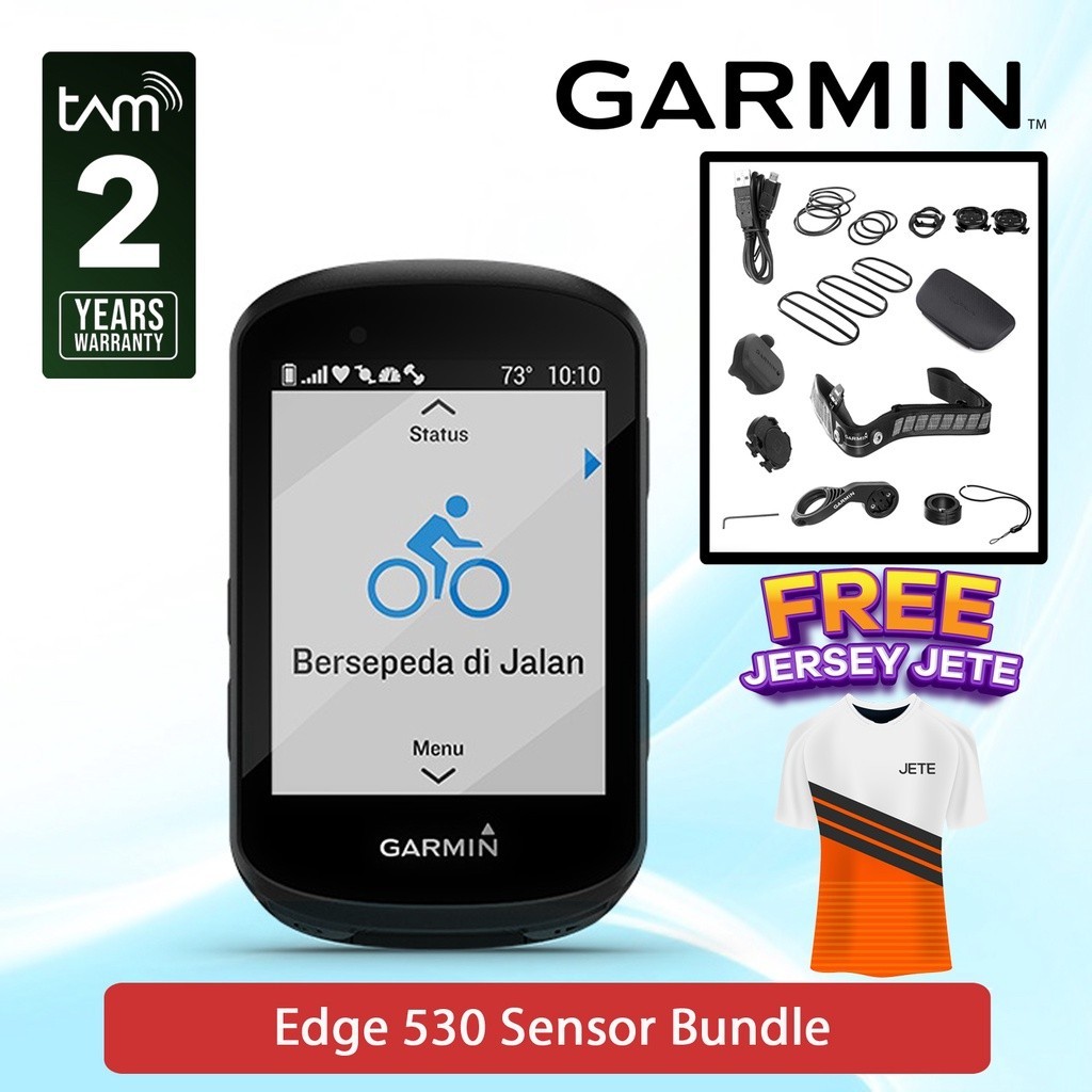 Jual Garmin Edge 530 Bundle Garansi Resmi TAM 2 Tahun | Shopee Indonesia