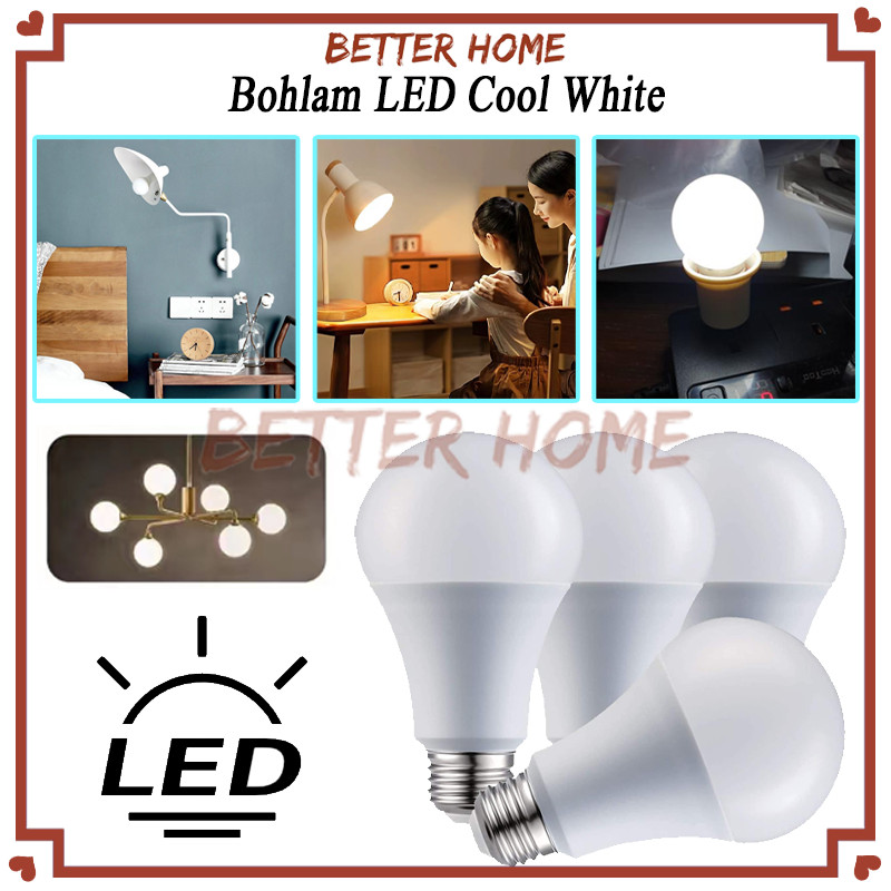 Jual Lampu Putih LED Bulb/Bohlam LED Cool White/Bohlam Led 5 W 7W 12W ...