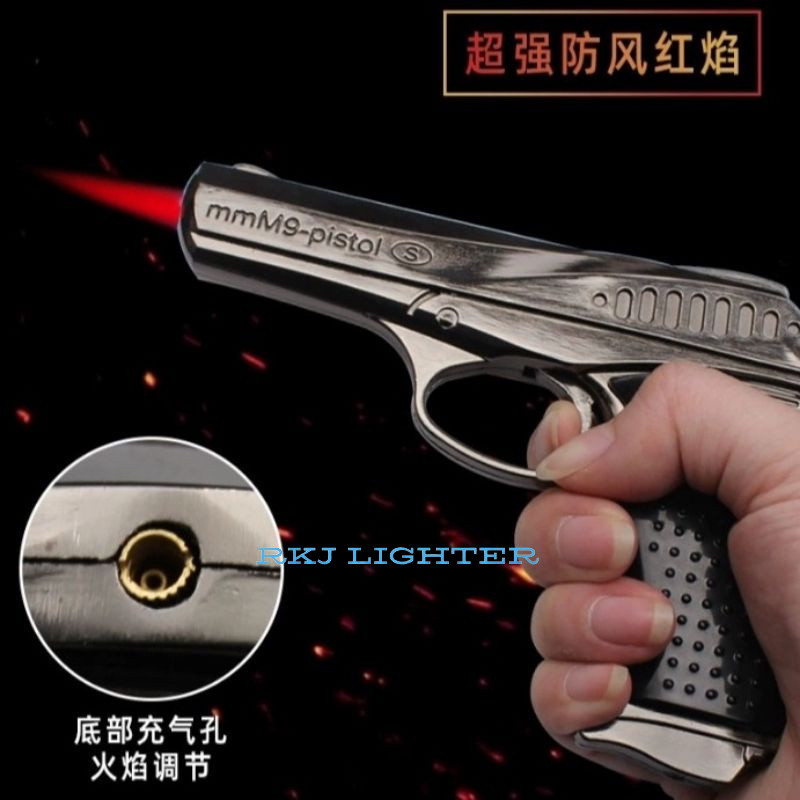 Jual korek api model pistol unik dan antik Korek Api Pistol Bareta M9 ...