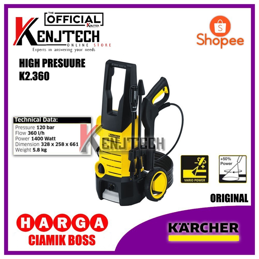 Jual Jet Cleaner Karcher K 2.360 Alat Cuci Mobil High pressure cleaner ...