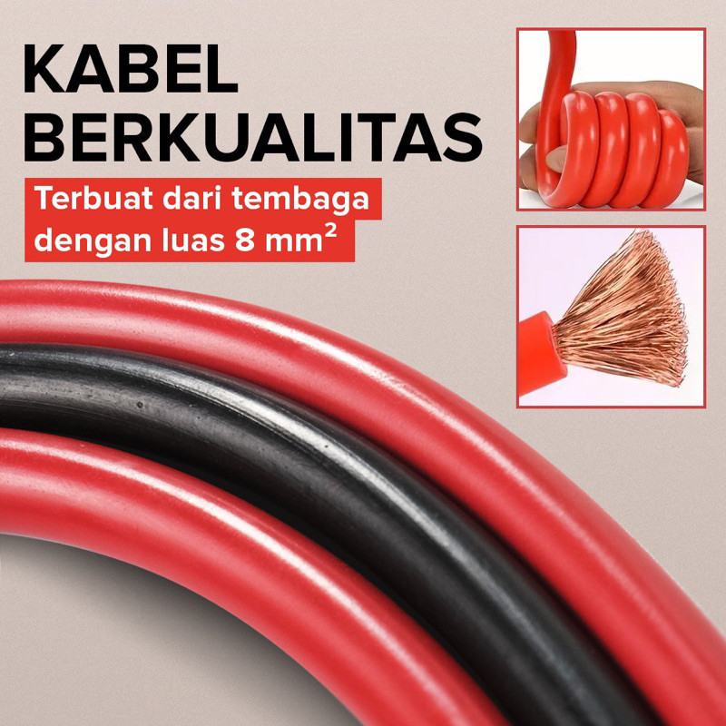 Jual Kabel Jumper Aki 8mm Truck atau Mobil under 2000cc Kabel Besar ...